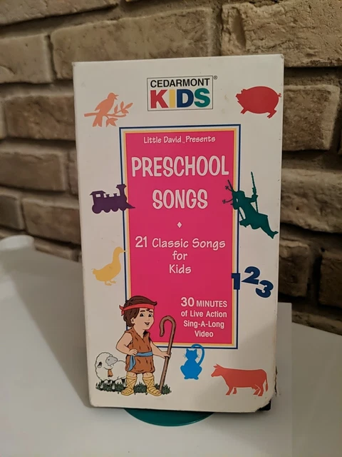 CEDARMONT KIDS LITTLE David Presents Preschool Songs VHS 21 Songs 1997 ...