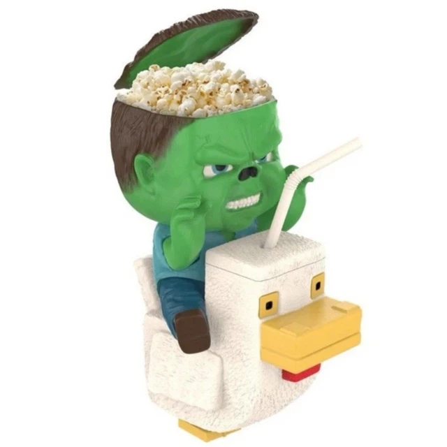 CINEMARK MINECRAFT MOVIE Chicken Jockey Popcorn Bucket & Cup Combo Set ...