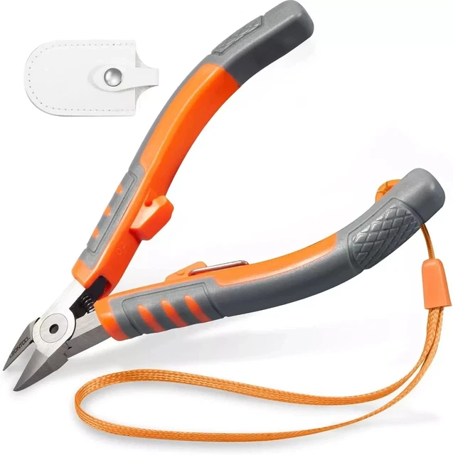 LEONTOOL DIAGONAL CUTTING Pliers 5-Inch Wire Cutters Flush Cutter Side ...
