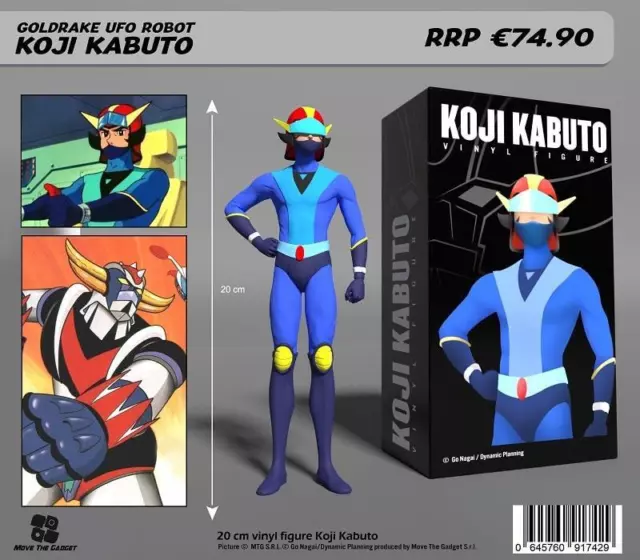 UFO ROBOT GRENDIZER Goldrake - Koji Kabuto Alcor Statue En Vinyle 19cm ...