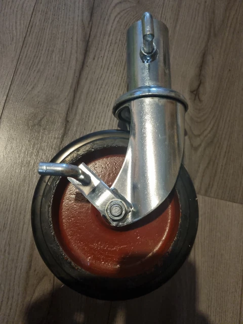 SCAFFOLD SCAFFOLDING TOWER 200mm Castors Wheels Swl 535kg Cast Iron ...
