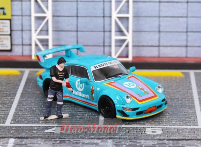 STAR MODEL 1/64 Porsche RWB964 GT Rauh-Welt Alloy Diecast Model Car ...