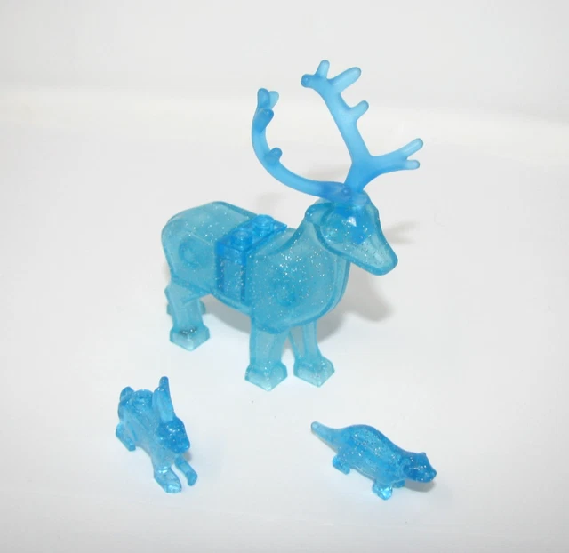 LEGO GLITTER REINDEER Bunny Otter Trans Blue Deer Harry Potter Stag $36 ...