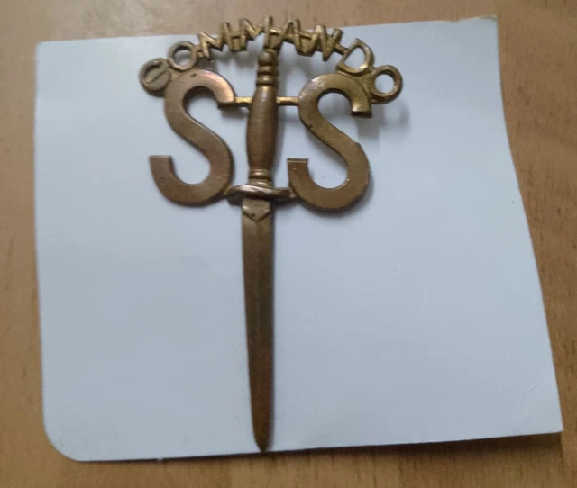 WW2 NO 50-52C Commando Brass Cap Badge(Raised Units) £50.00 - PicClick UK