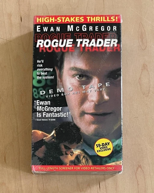 ROGUE TRADER (1999) Sealed VHS Promo Screener Wall Street Drama ...