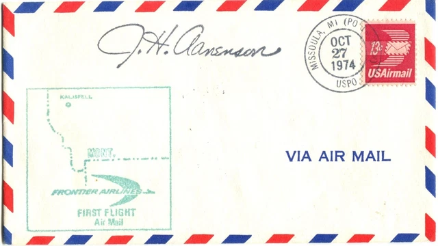 FRONTIER AIRLINES FIRST Flight Missoula Montana - Kalispell Montana ...