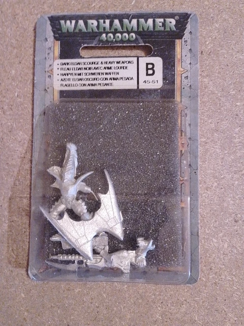 WARHAMMER 40K DARK Eldar Scourge with Heavy Weapon EUR 15,00 - PicClick DE