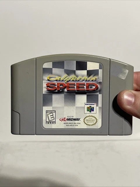 CALIFORNIA SPEED N64 (Nintendo 64, 1999) Authentic Cartridge Only ...