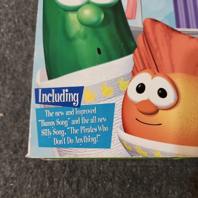 VEGGIETALES VERY SILLY Songs Sing Along VHS Video Tape Kids Christian ...
