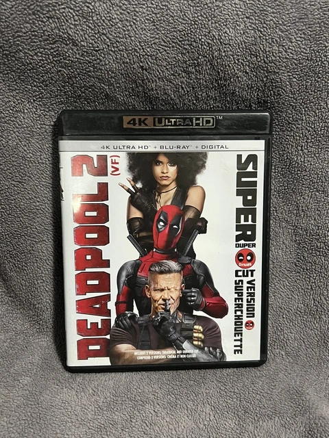 DEADPOOL 2 - Super Duper Cut Version (Blu-ray 4k/ 4-disc Set) $12.99 ...