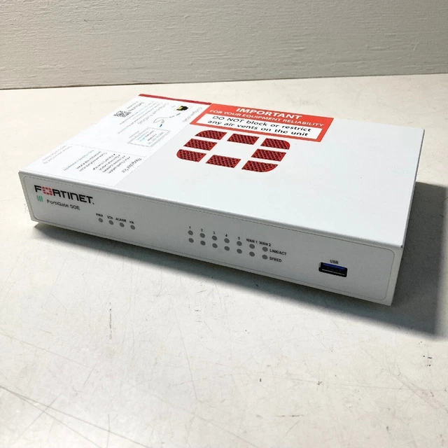 FORTINET FORTIGATE-50E FG-50E Firewall Network Security License Expired ...