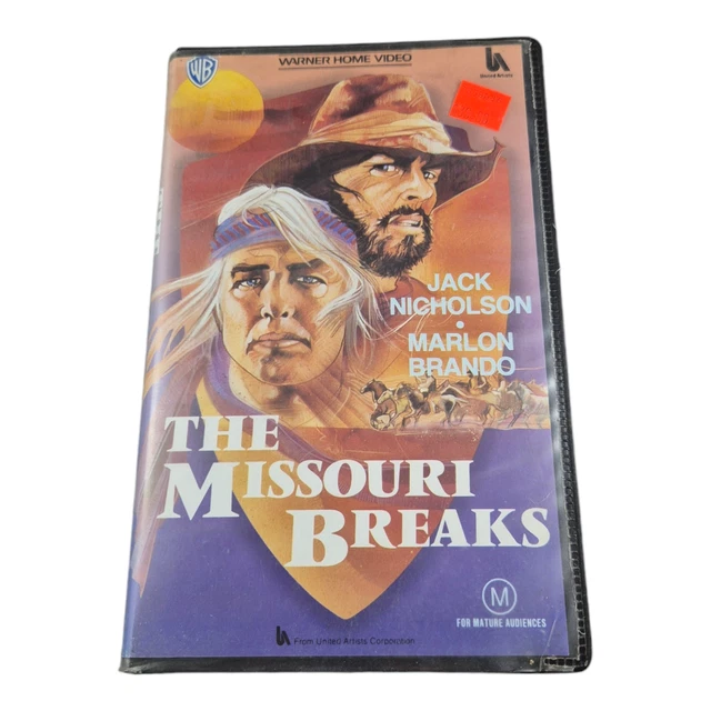 THE MISSOURI BREAKS - Nicholson/Brando - VHS-PAL - Warner Home Video ...