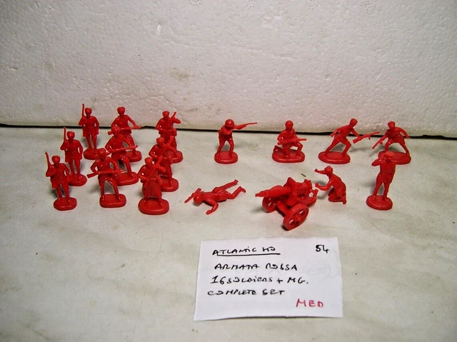 SOLDATINI ATLANTIC HO-1/72-54-WW2 Armata Rossa-16 Soldati +1 Mg-Set ...