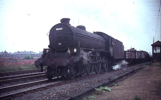 ORIGINAL COLOUR SLIDE of 61347 ER B1 class steam loco £4.99 - PicClick UK