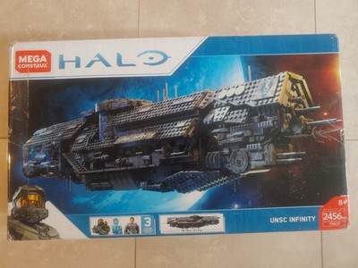 MEGA CONSTRUX HALO UNSC Infinity Master Chief Cortana Captain Lasky ...