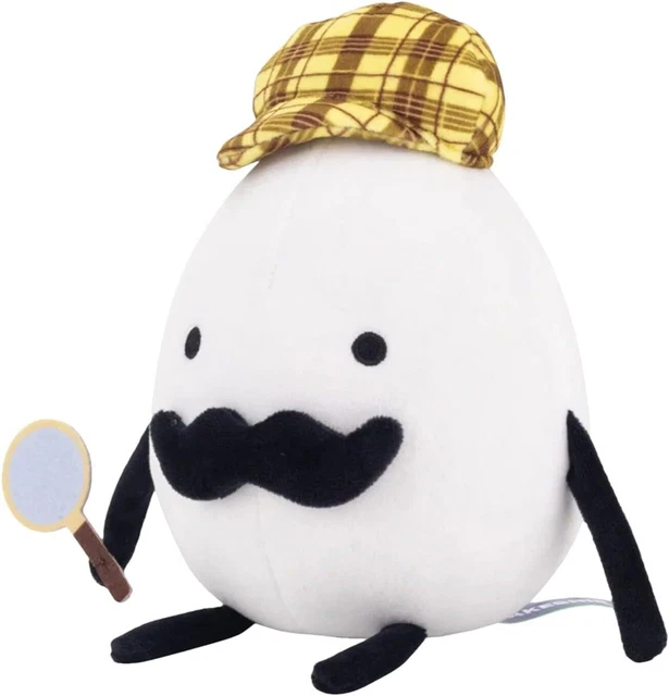25CM SECRET STAYCATION Detective Egg Plush Doll Game Character Stuffed ...
