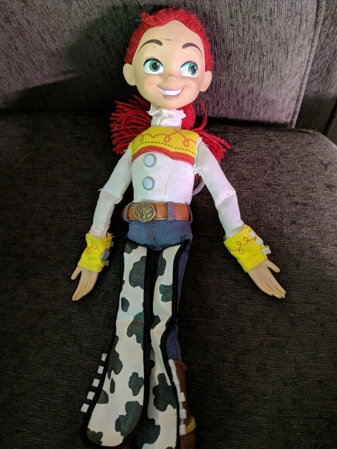 Disney Pixar Toy Story Cowgirl Jessie Doll Toy Pull String With Wool 5941