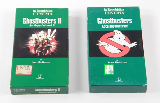 GHOSTBUSTERS VHS ORIGINAL Collection 2 Cassette Tape The Republic ...