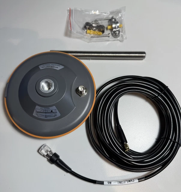 ORIGINAL GEODNET HYFIX High Gain Gnss Antenna with cable L1 L2 L5 RTK ...