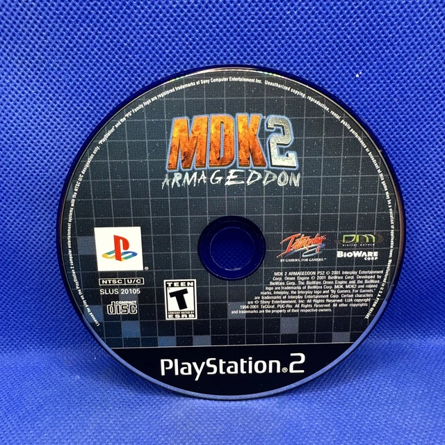 MDK 2: ARMAGEDDON (Sony PlayStation 2, 2001) PS2 Disc Only - Tested! $9 ...