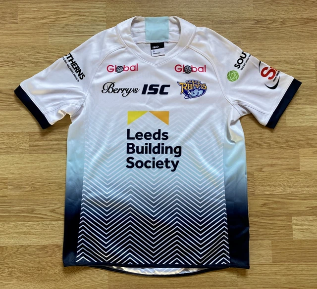LEEDS RHINOS 2020/2021 Away Rugby League Shirt ISC Top Men’s Size Small ...