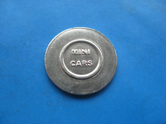 (D) MINI CARS Euro Games Silver Coloured Token Coin £1.00 - PicClick UK