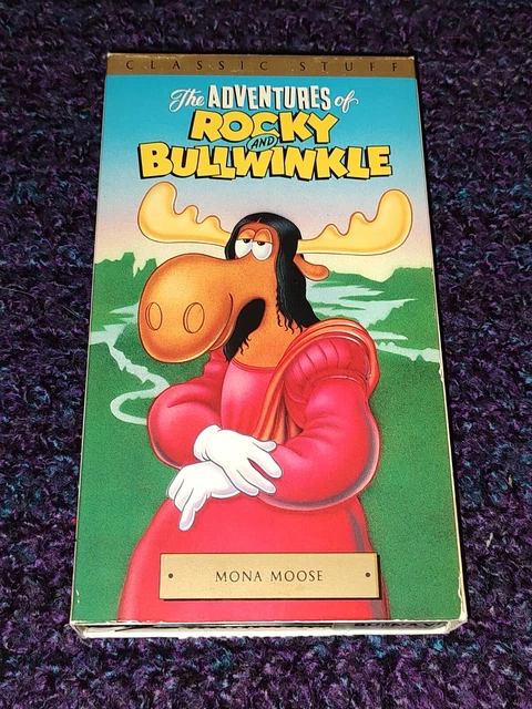 THE ADVENTURES OF Rocky And Bullwinkle VHS Vol 1 Mona Moose Classic ...
