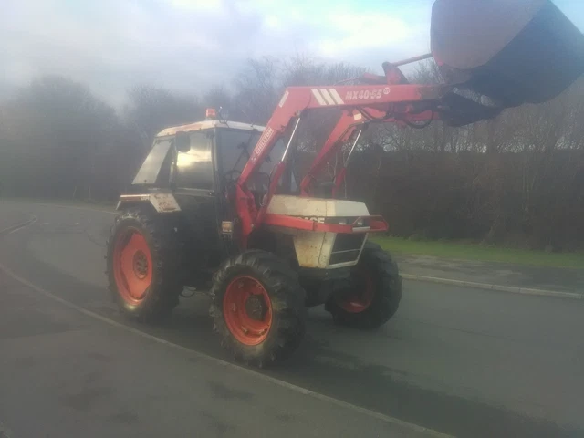 CASE 1394 DAVID Brown 4WD Loader Tractor 4cyl Turbo Diesel Engine MX ...