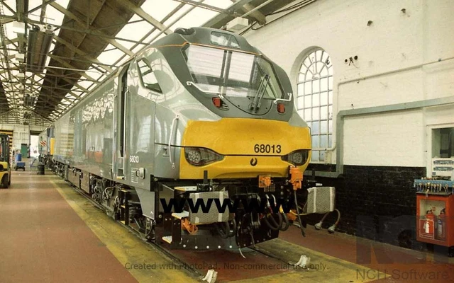 ORIGINAL 35MM BRITISH RAILWAY NEGATIVE OF 68013 AT CREWE COPYRIGHT £1. ...