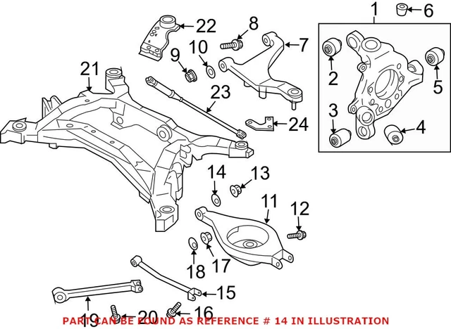 GENUINE OEM REAR Alignment Camber Adjusting Eccentric For Nissan ...
