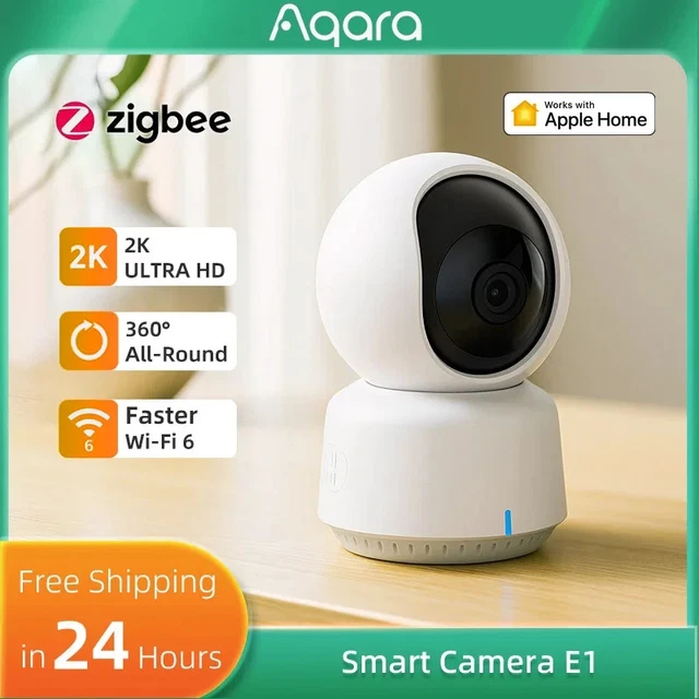 AQARA E1 SMART Camera 360°Two-way Voice Smart Home Security Camera 2K ...
