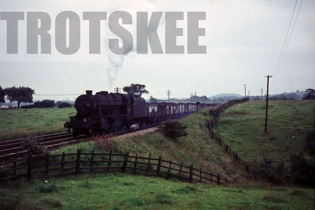 35MM SLIDE BR British Railways Steam Loco Class 8F 48373 Bamber Bridge ...