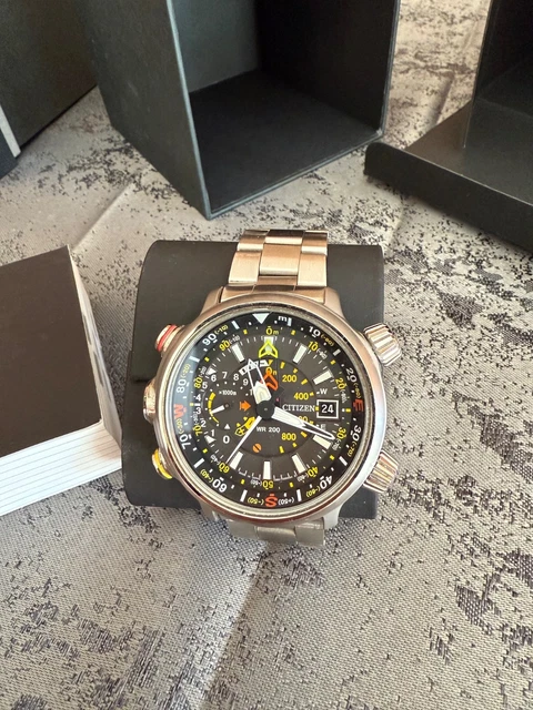 CITIZEN PROMASTER ALTICHRON Titanium Eco-Drive 49mm Herrenuhr EUR 450 ...