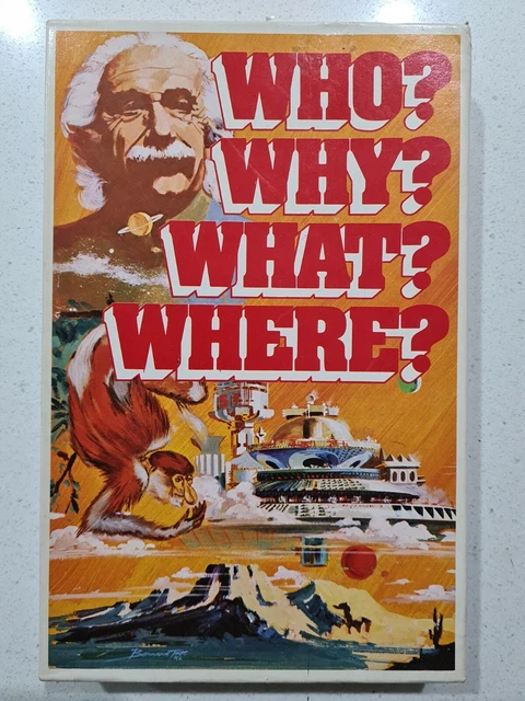 WHO? WHY? WHAT? Where? Vintage Cards and Answer book. World Book Encyc ...