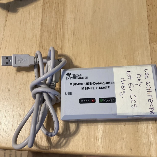 Texas Instruments Msp430 Usb Debug Interface Msp Fetu430if £3328 Picclick Uk