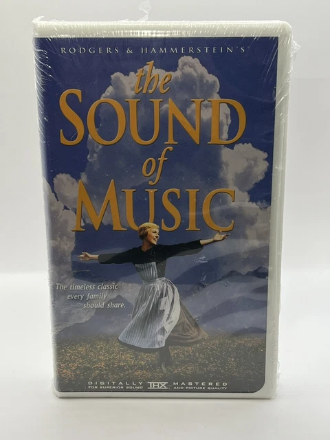 THE SOUND OF Music VHS Tape 1996 Clamshell Rodgers & Hammerstein SEALED ...