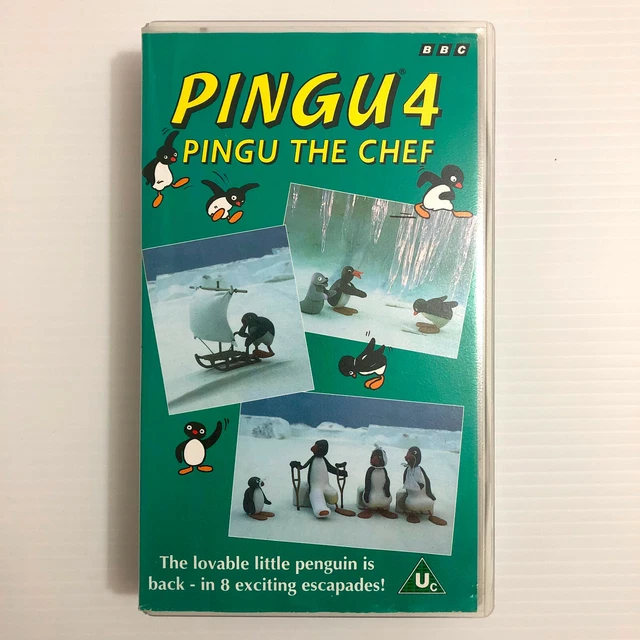 PINGU 4: PINGU The Chef. VHS Video Tape BBC UK ABC Kids 1993 Doctor Ice ...