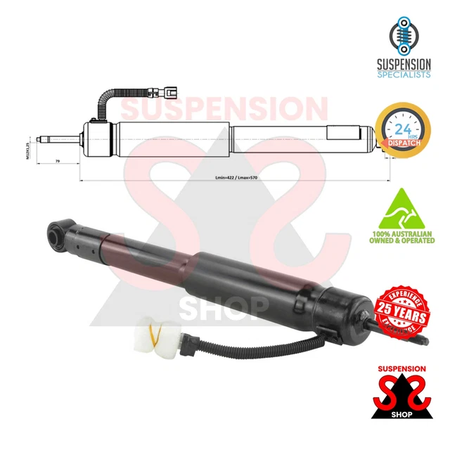 REAR AXLE SHOCK Absorber, Shocker Suit TOYOTA LandCruiser Prado 4.0 V6 VVTi $303.88 - PicClick AU