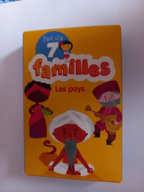 JEU DE CARTES jeu de 7 familles les pays EUR 5,00 - PicClick FR