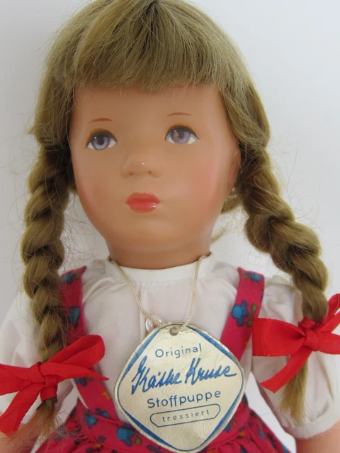 ALTE KÄTHE KRUSE Puppe Traudl 37 cm von 1962 mit Etikett *TOP* EUR 185 ...