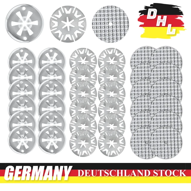 36X REPARATURSATZ HITZESCHUTZBLECH Hitzeschild Befestigung Reparatur ...