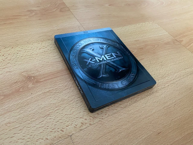 X-MEN FIRST CLASS Blu-ray Steelbook Marvel Wolverine Cyclops Jean Gris ...