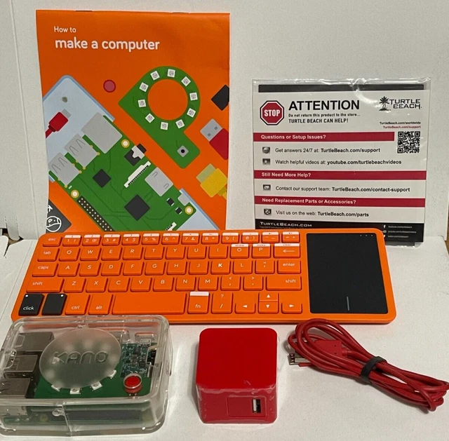 KANO MAKE YOUR Own Computer Kit Raspberry Pi 3 Model B V 1.2 FOR PARTS ...