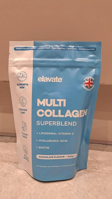 ELEVATE MULTI COLLAGEN Superblend Chocolate Supplement 240g. £27.41 ...