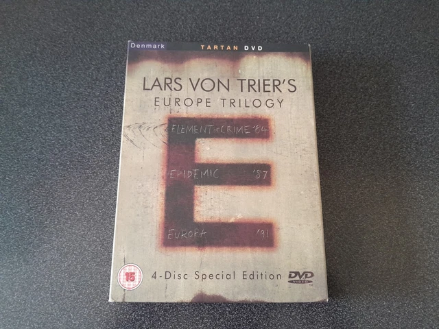 LARS VON TRIER'S EuropeTrilogy DVD 4 Disc Set Element Of Crime Epidemic Europa £24.95 - PicClick UK