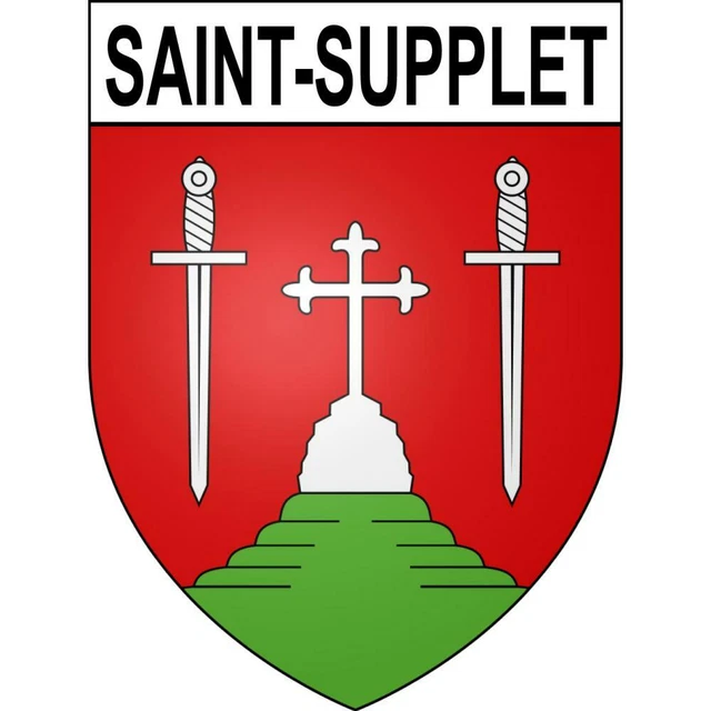 SAINT-SUPPLET 54 VILLE sticker blason écusson autocollant adhésif EUR 6,99 - PicClick FR