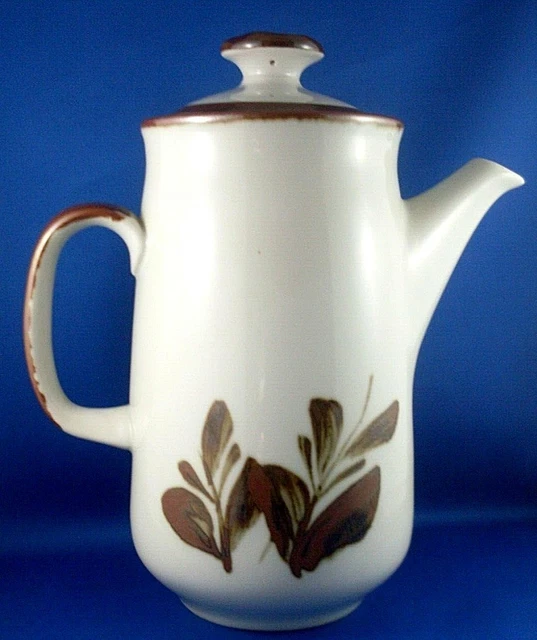 RARE RETRO 1970'S YAMATO Japan 2L CRAFTWARE Pottery COFFEE POT ...