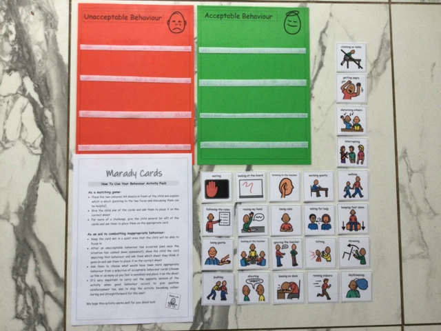 PECS BOARDMAKER CLASSROOM Behaviour Activity Pack pour autisme TSA TDAH ...