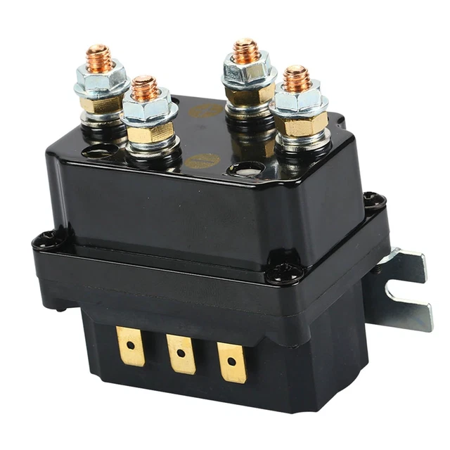 WINCH SOLENOID RELAY Contactor 12V 250A Direct Replaces Fit for ATV UTV ...