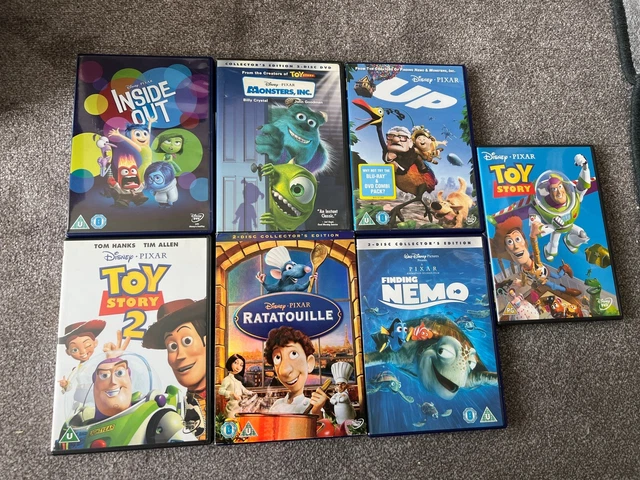 DISNEY PIXAR DVD Bundle (7 Films) £6.00 - PicClick UK